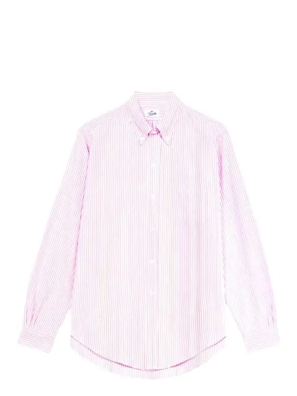 FORTELA King Striped-pattern Shirt - Pink