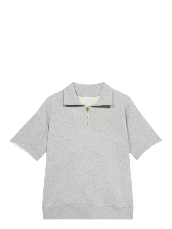 FORTELA York Zip Polo Shirt - Grey