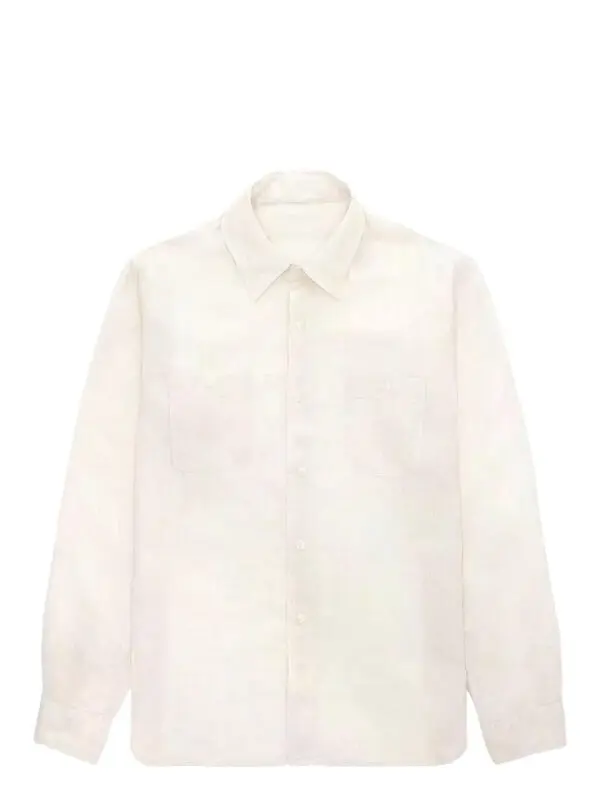 FORTELA Work Linen Shirt - Neutrals