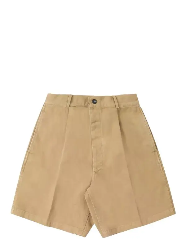 FORTELA Jillian Buttoned Pocket Shorts - Neutrals