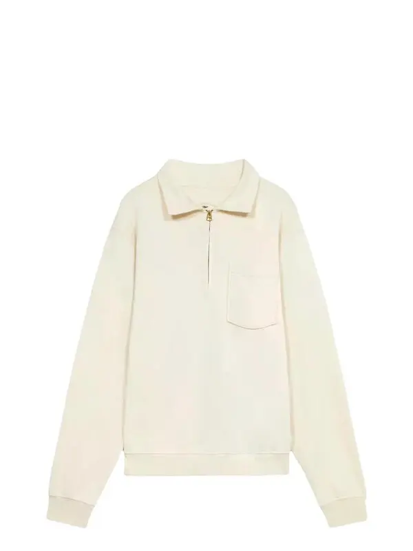 FORTELA Woven Zip-up Sweatshirt - Neutrals