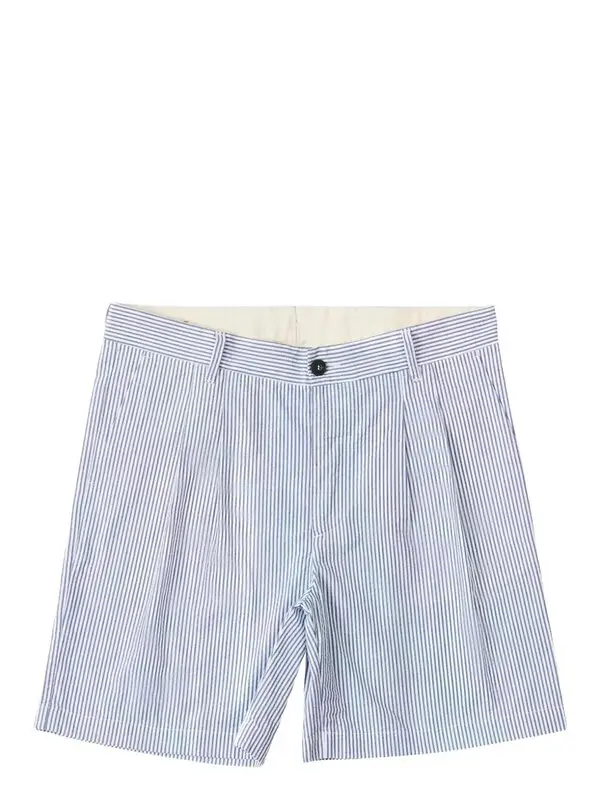 FORTELA Striped Bermuda Shorts - White