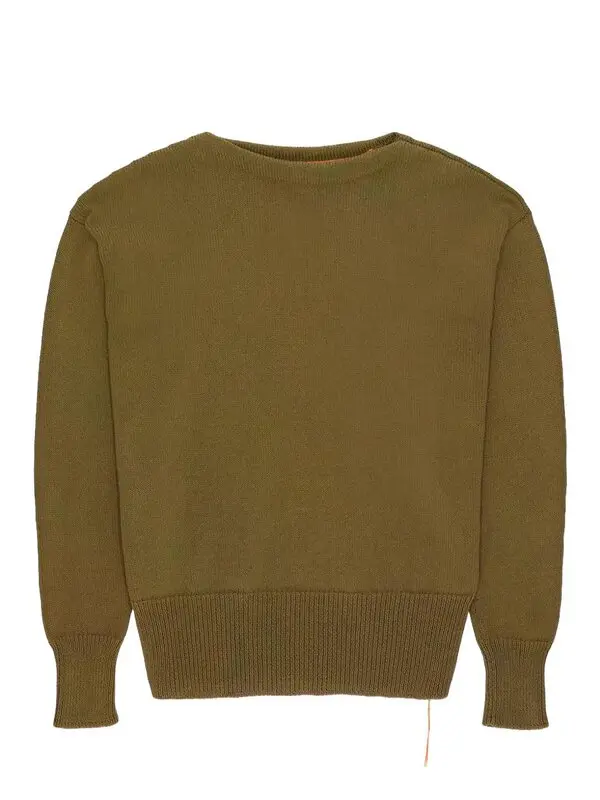 FORTELA Noah Boat-neck Knit Sweater - Green