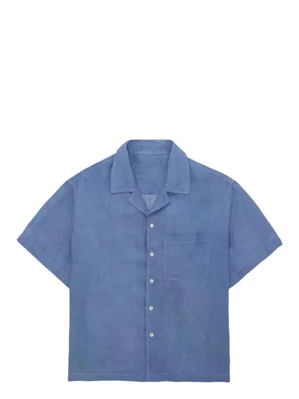 FORTELA Bowling Short-sleeve Shirt - Blue