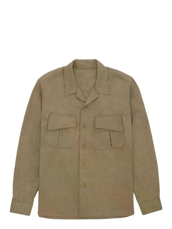 FORTELA Fox Buttoned Overshirt - Green