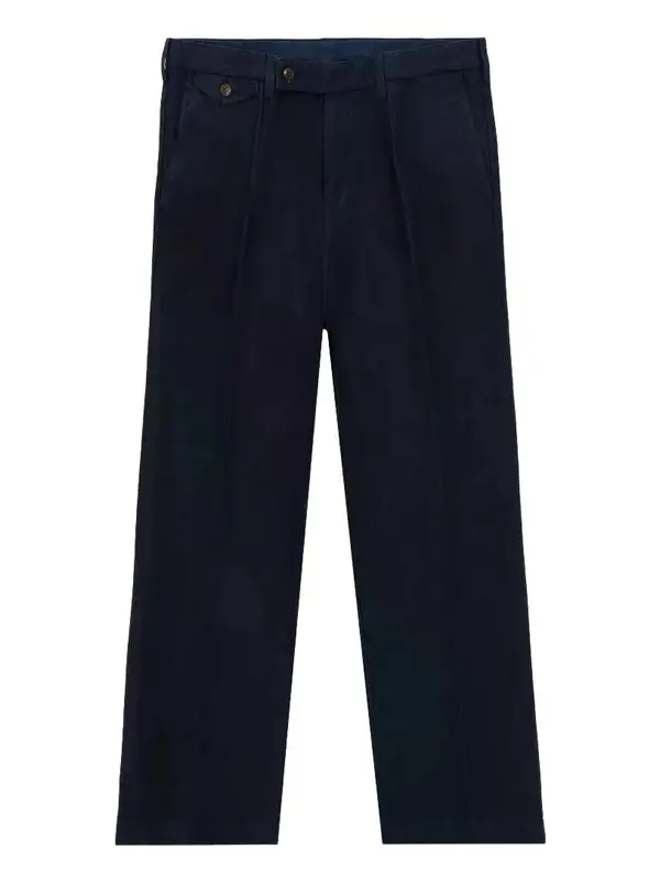 FORTELA Riviera Reversed Canvas Trousers - Blue