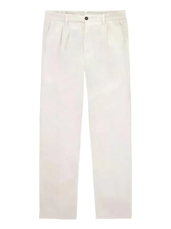 FORTELA Corduroy Tapered Trousers - Neutrals