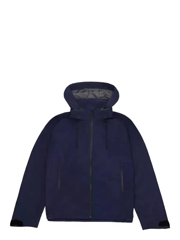 FORTELA Walking Zip-up Hooded Waterproof Jacket - Blue
