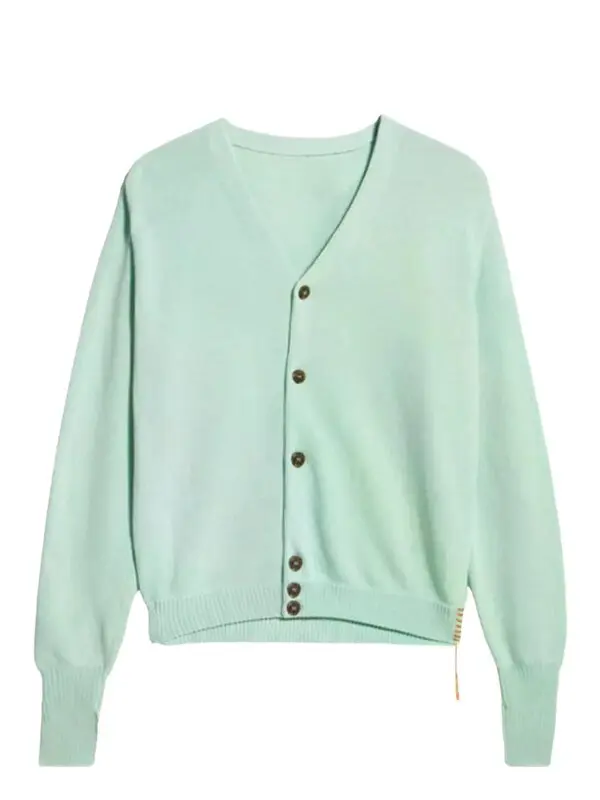 FORTELA V-neck Cardigan - Green