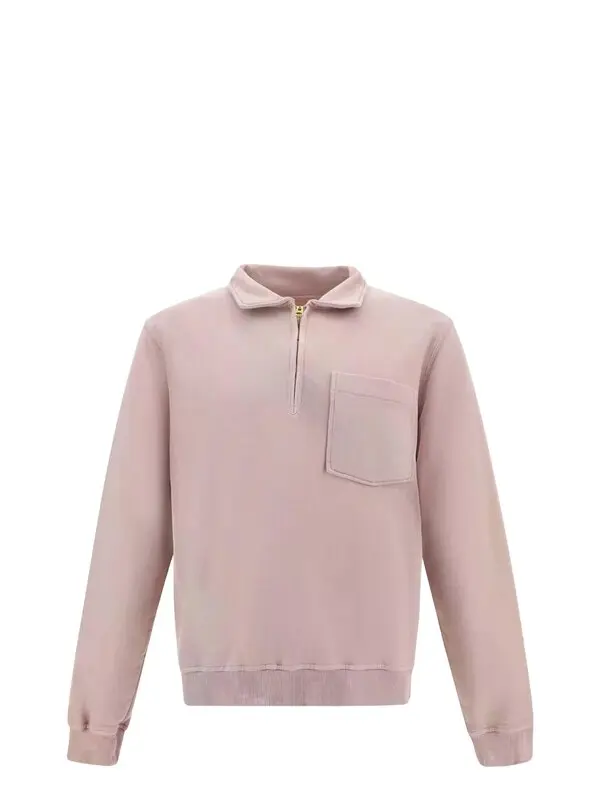FORTELA Cotton Zip-up Sweatshirt - Pink