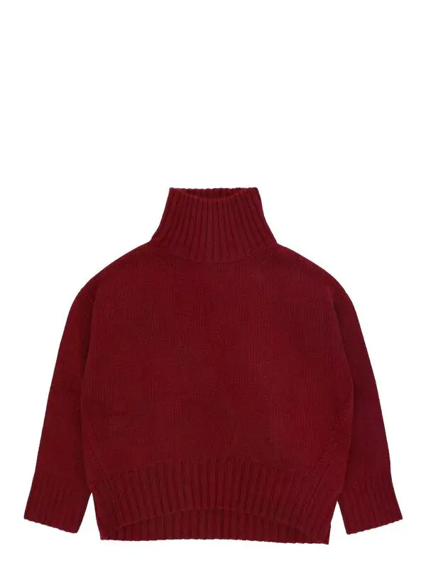 FORTELA High-neck Cashmere Sweater - Red