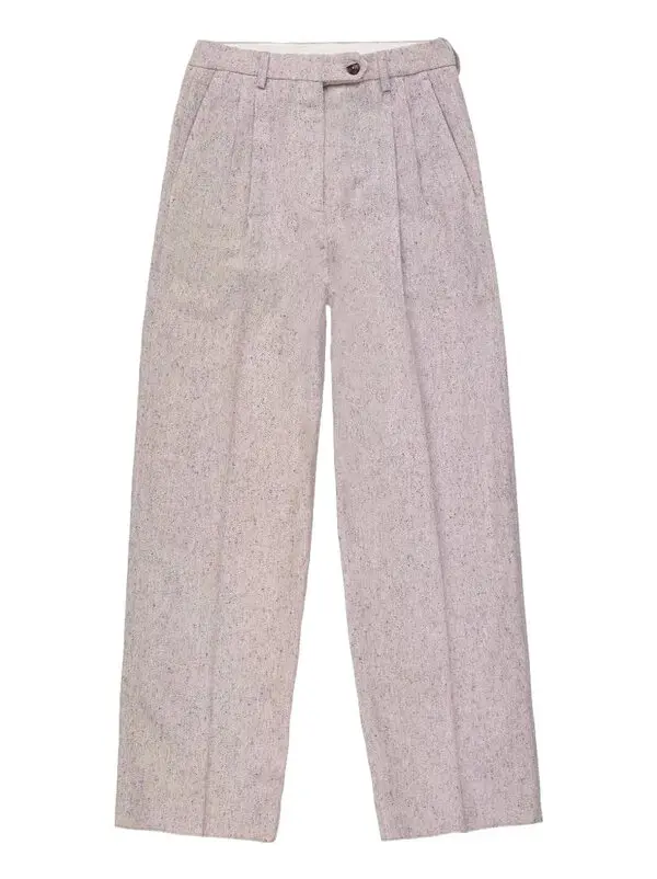 FORTELA Josephine Pleated Trousers - Neutrals