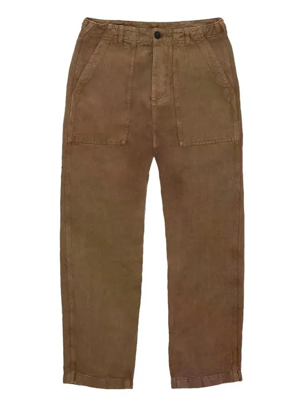 FORTELA Patch-pocket Trousers - Brown