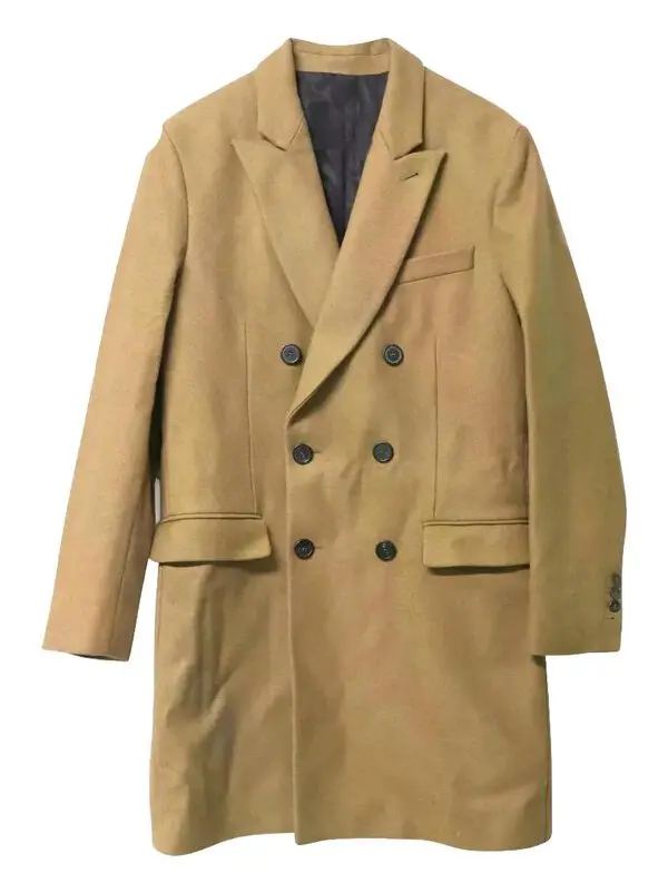 Ami Double-breasted Wool Coat - Brown