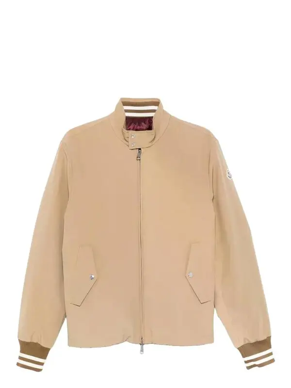 Moncler Striped 'prieure' Jacket - Neutrals