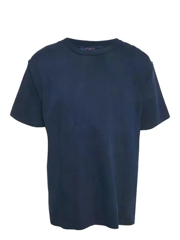 LOUIS VUITTON Crew-neck Cotton T-shirt - Blue