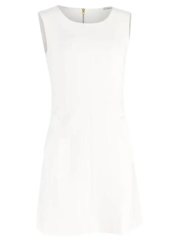 Diane Von Furstenberg Vintage Sleeveless Mini Dress - White
