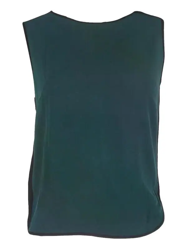 Sandro Sleeveless Round-neck Top - Green