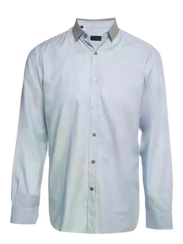 LANVIN Cotton Long-sleeve Shirt - Blue