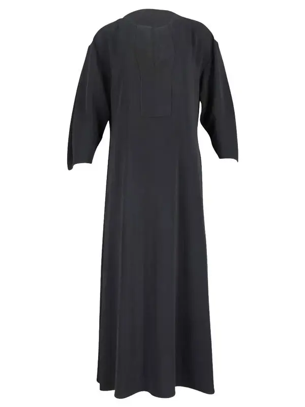 TOTEME Crew-neck Maxi Dress - Black