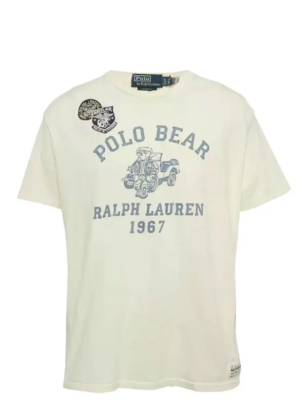 Polo Ralph Lauren Cotton Graphic T-shirt - Neutrals