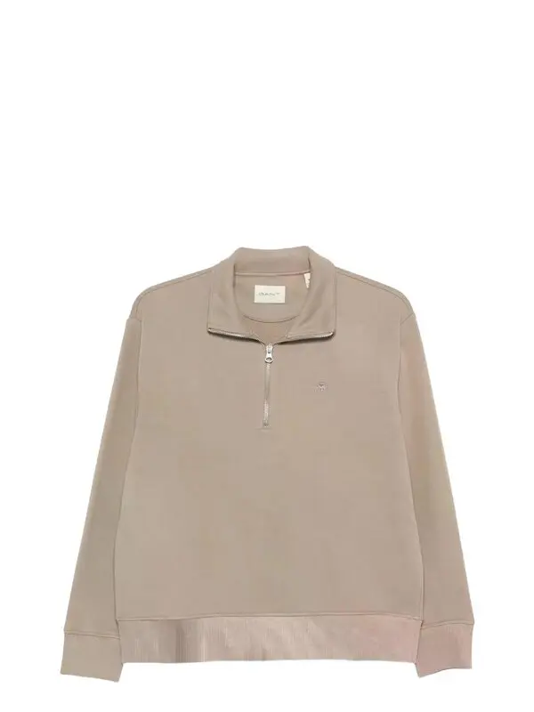 Gant Half-zip Sweatshirt - Neutrals