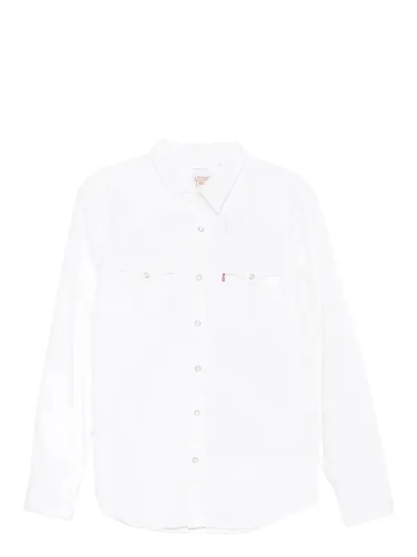 LEVI'S Barstow Long-sleeve Overshirt - White