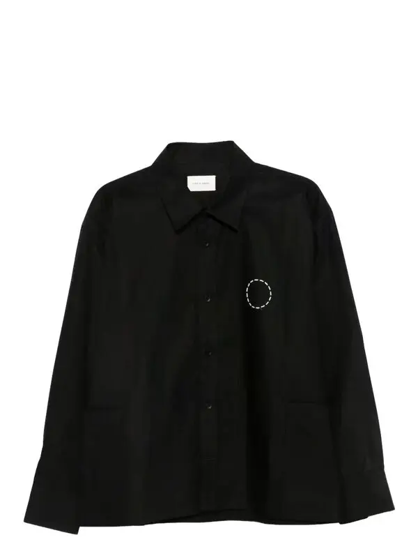 CRAIG GREEN Circle-embroidery Shirt - Black