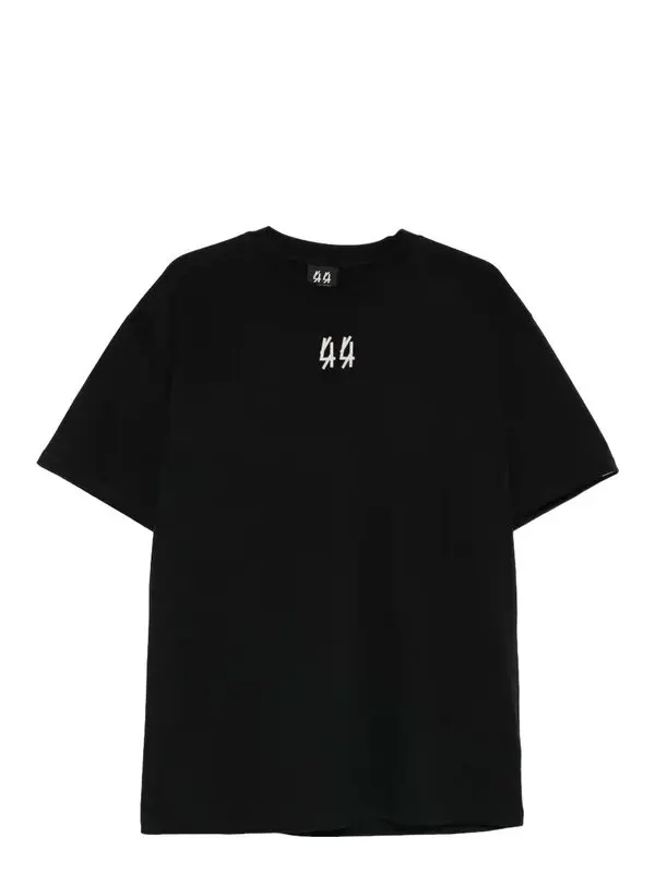 44 LABEL GROUP Printed Short-sleeve T-shirt - Black