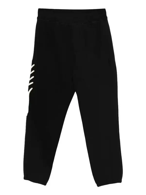 CRAIG GREEN Lace-detail Track Pants - Black