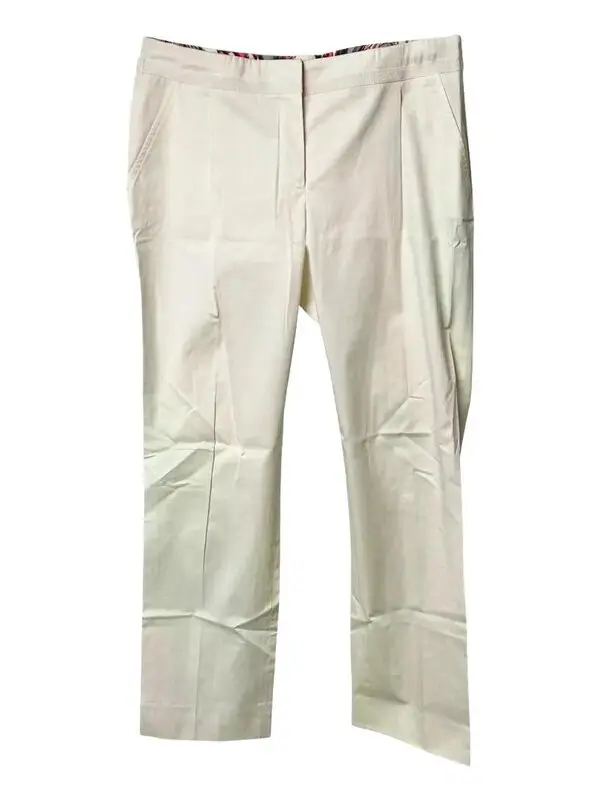 FERRAGAMO Trousers - White