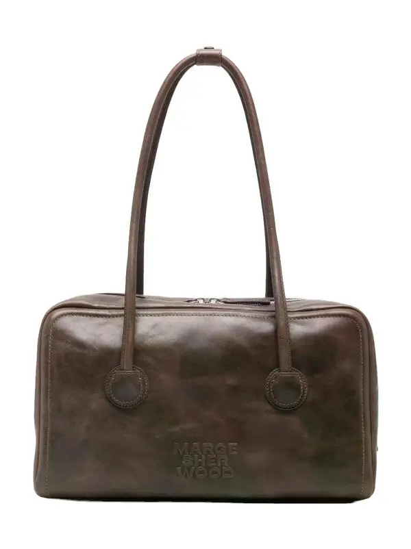 MARGESHERWOOD Soft Boston Shoulder Bag - Brown