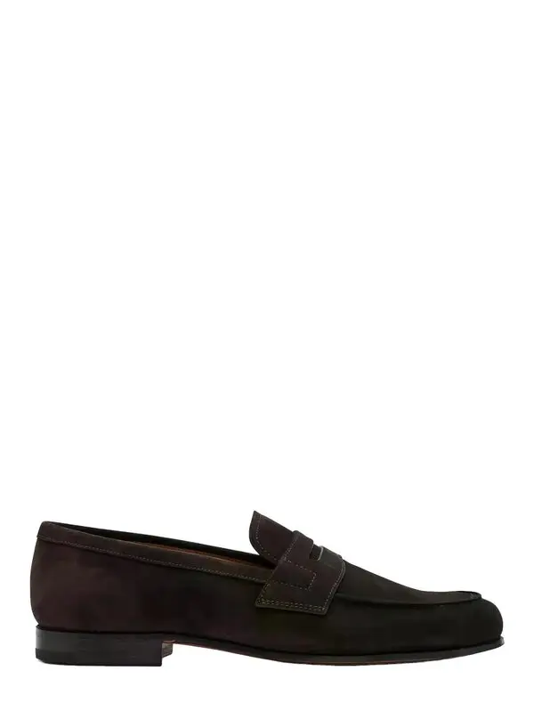 Church's Heswall Ebony Strap Loafers - Brown