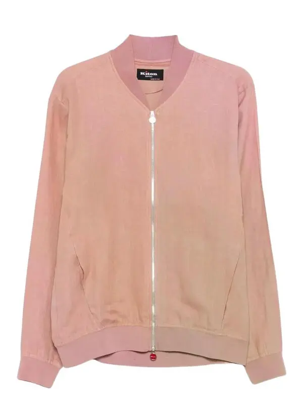 Kiton Zip-fastening Bomber Jacket - Pink