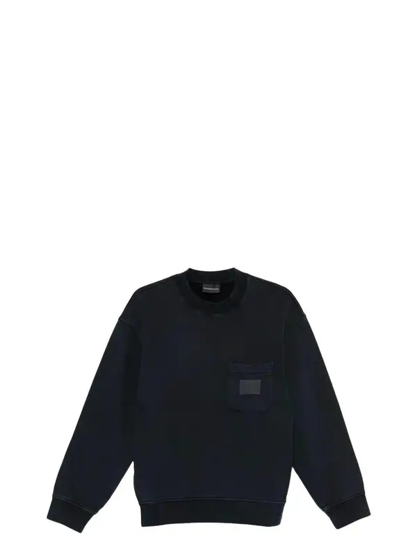 Emporio Armani Crew-neck Sweatshirt - Black