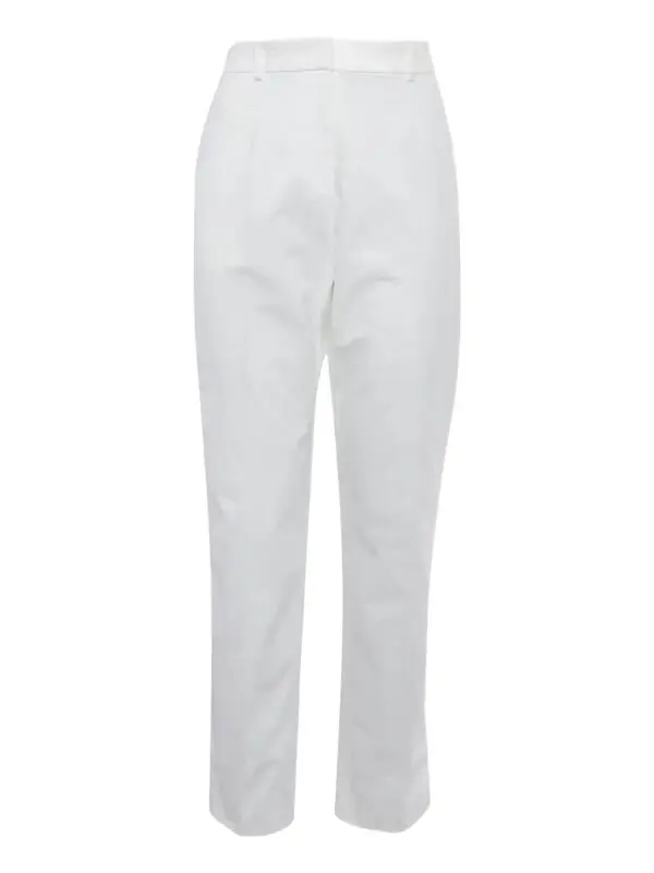 Emilio Pucci Taffeta Trousers - White