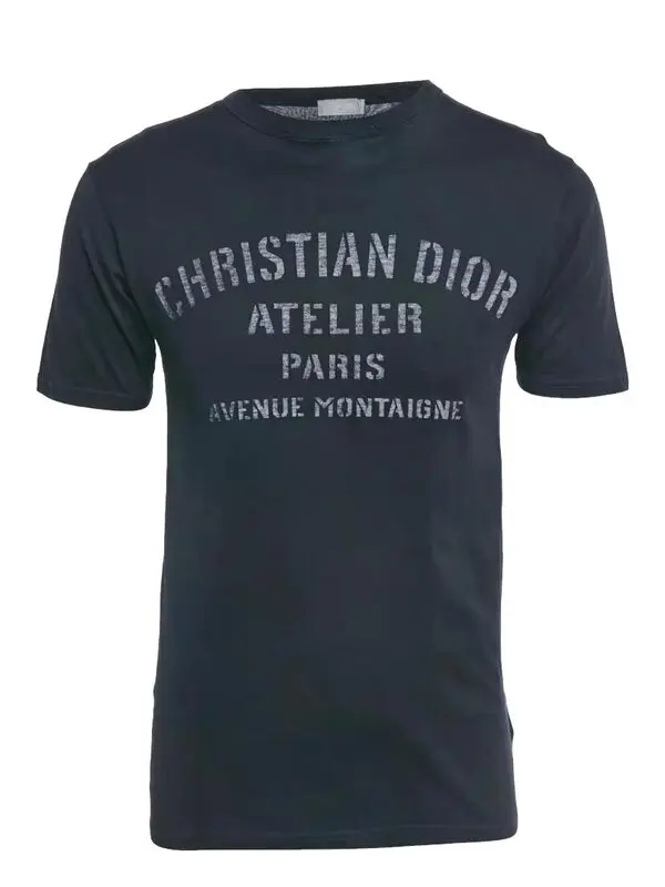 Dior Print Cotton T-shirt - Blue