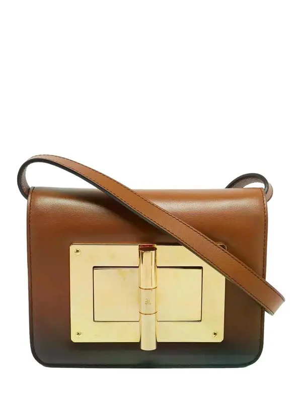 TOM FORD Natalia Leather Crossbody Bag - Brown