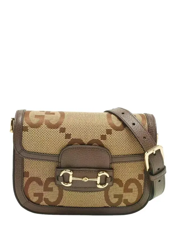 Gucci 1955 Horsebit Crossbody Bag - Neutrals