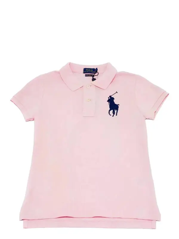 Polo Ralph Lauren Logo-embroidered Polo Top - Pink