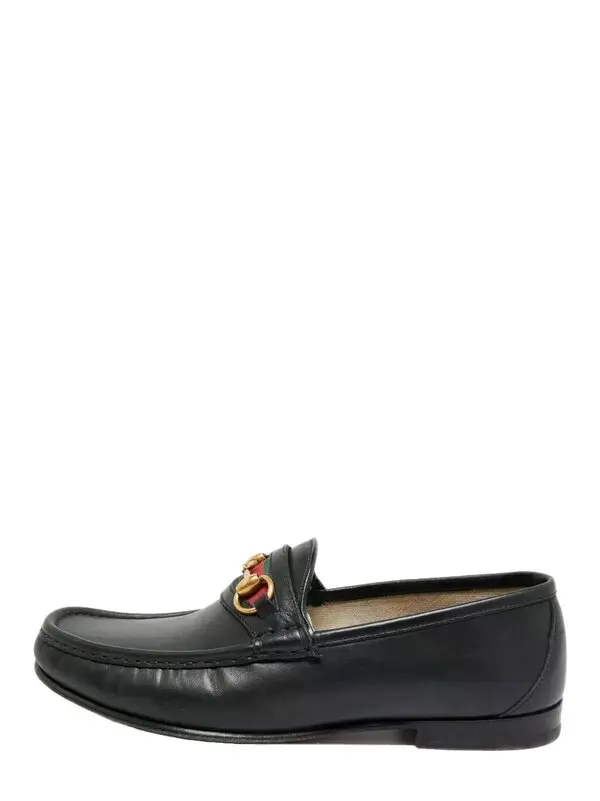 Gucci Horsebit Leather Loafers - Black