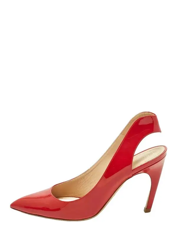 Dior Leather Pointed Pumps - Red