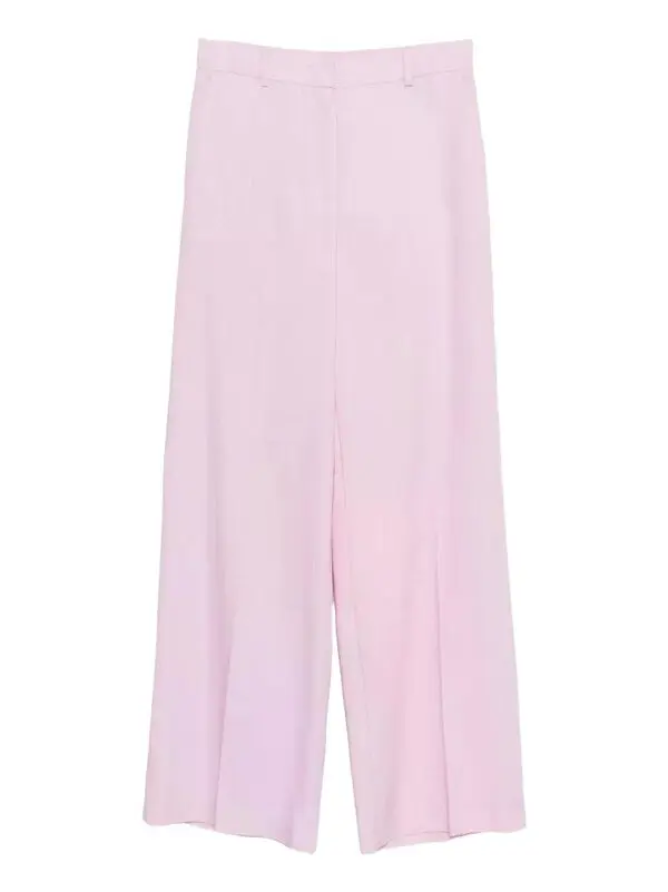 MSGM Belt-loop Palazzo Pants - Pink