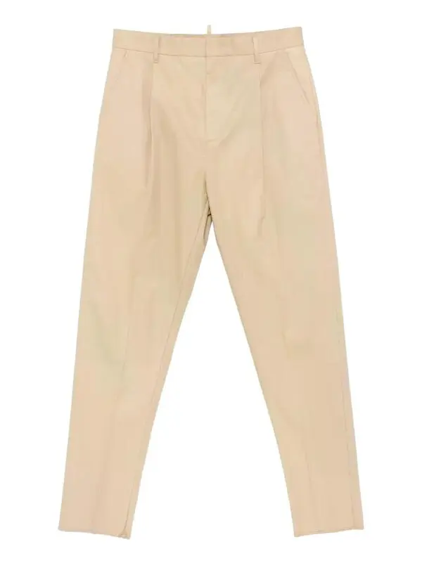 Dsquared2 Pleated-front Tailored Trousers - Neutrals