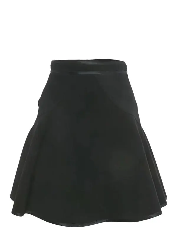 Givenchy Flared Knitted Mini Skirt - Black