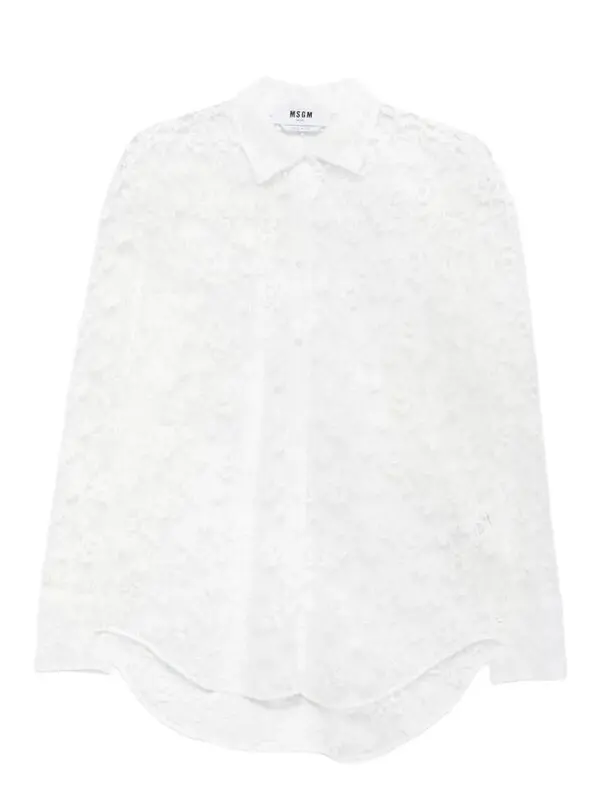 MSGM Button-fastening Shirt - White