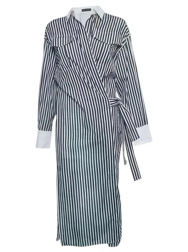 Proenza Schouler Stripe-pattern Shirt Dress - White