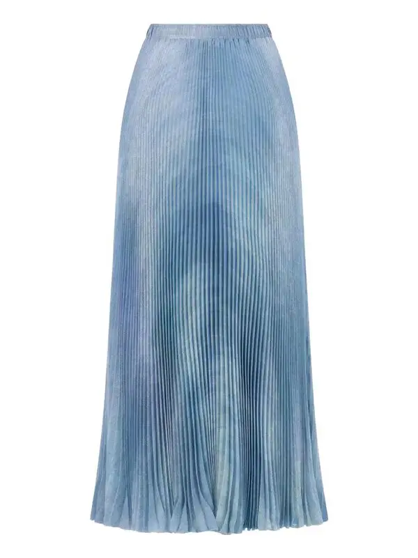 Ermanno Scervino Pleated Skirt - Blue