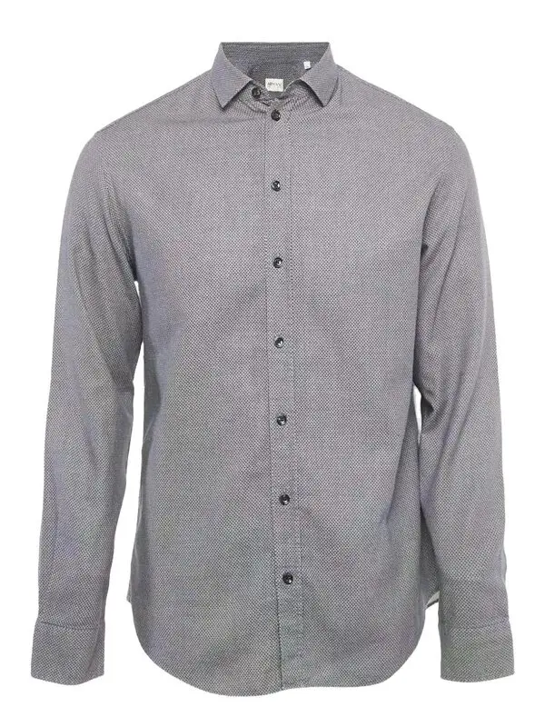 ARMANI Patterned Woven Shirt - Blue