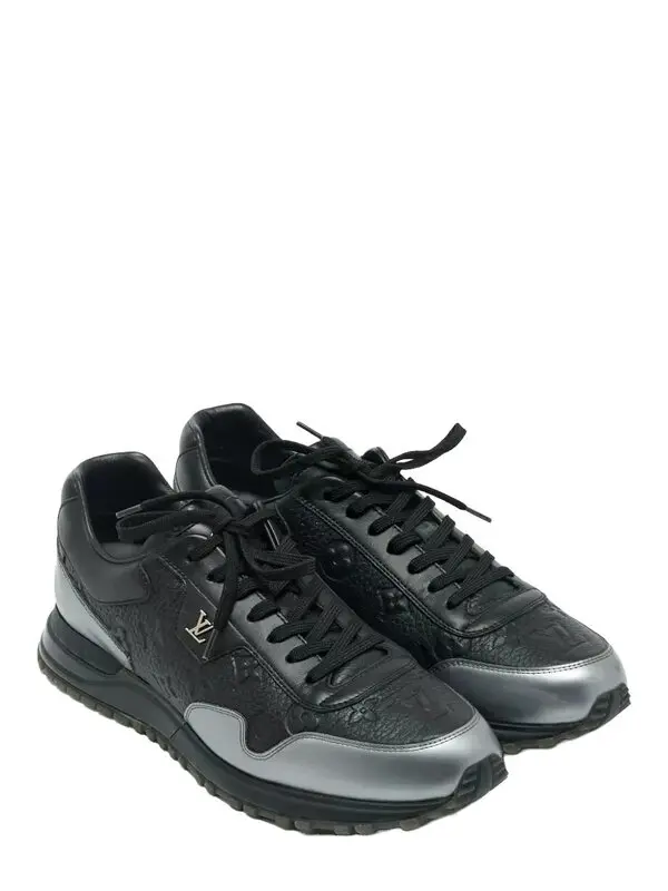 LOUIS VUITTON Leather Sneakers - Black